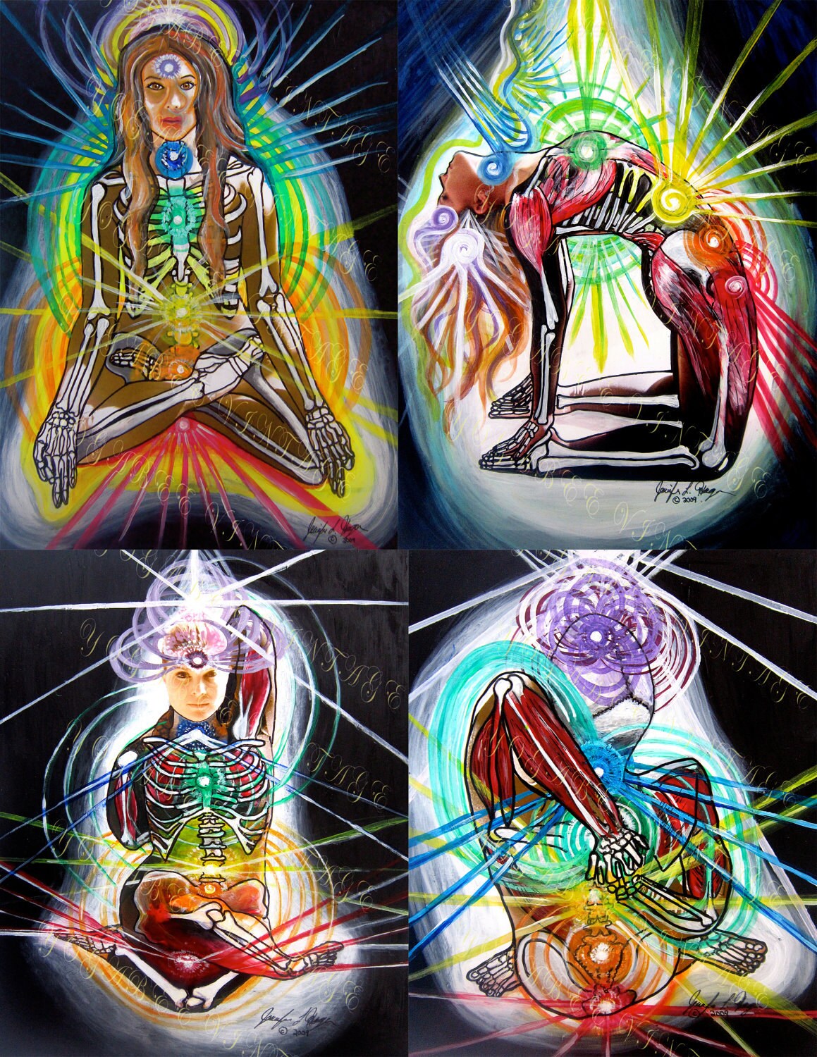 Yoga Art Anatomy Studio Series: Standing Vishnu Couch Pose (8 X 10 ...