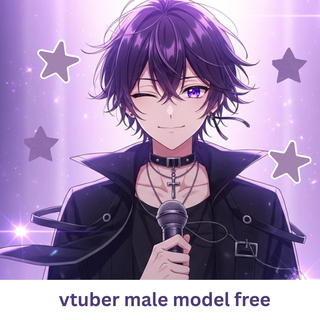 Vtuber Male Models Free - Etsy