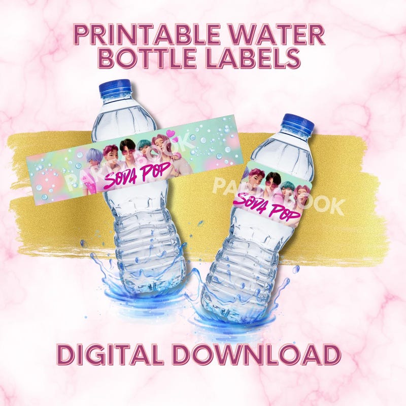 Mini Drinks Label - Etsy UK