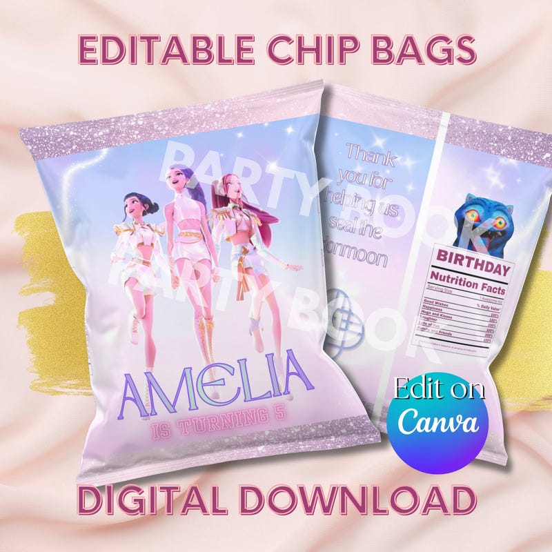 Huntrix A4 Digital Print - Etsy