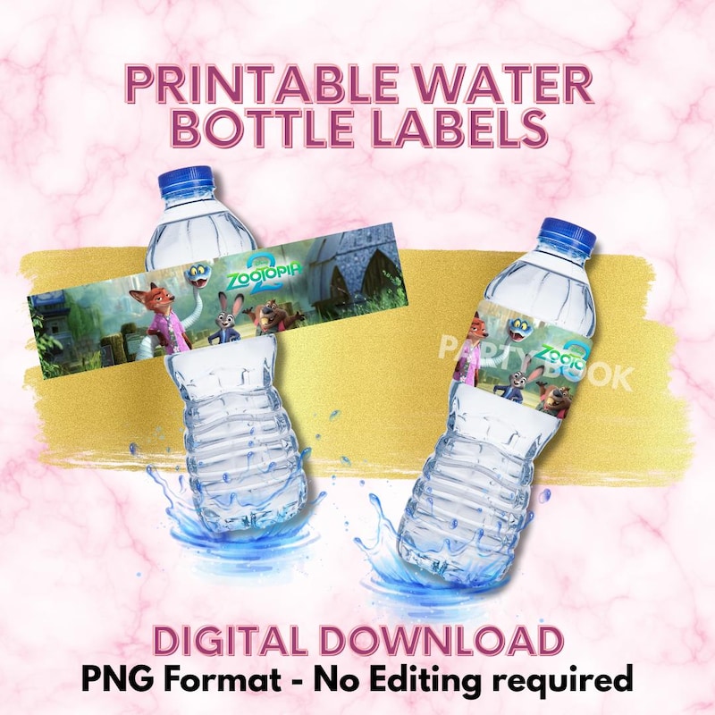 Zootopia Bottles - Etsy