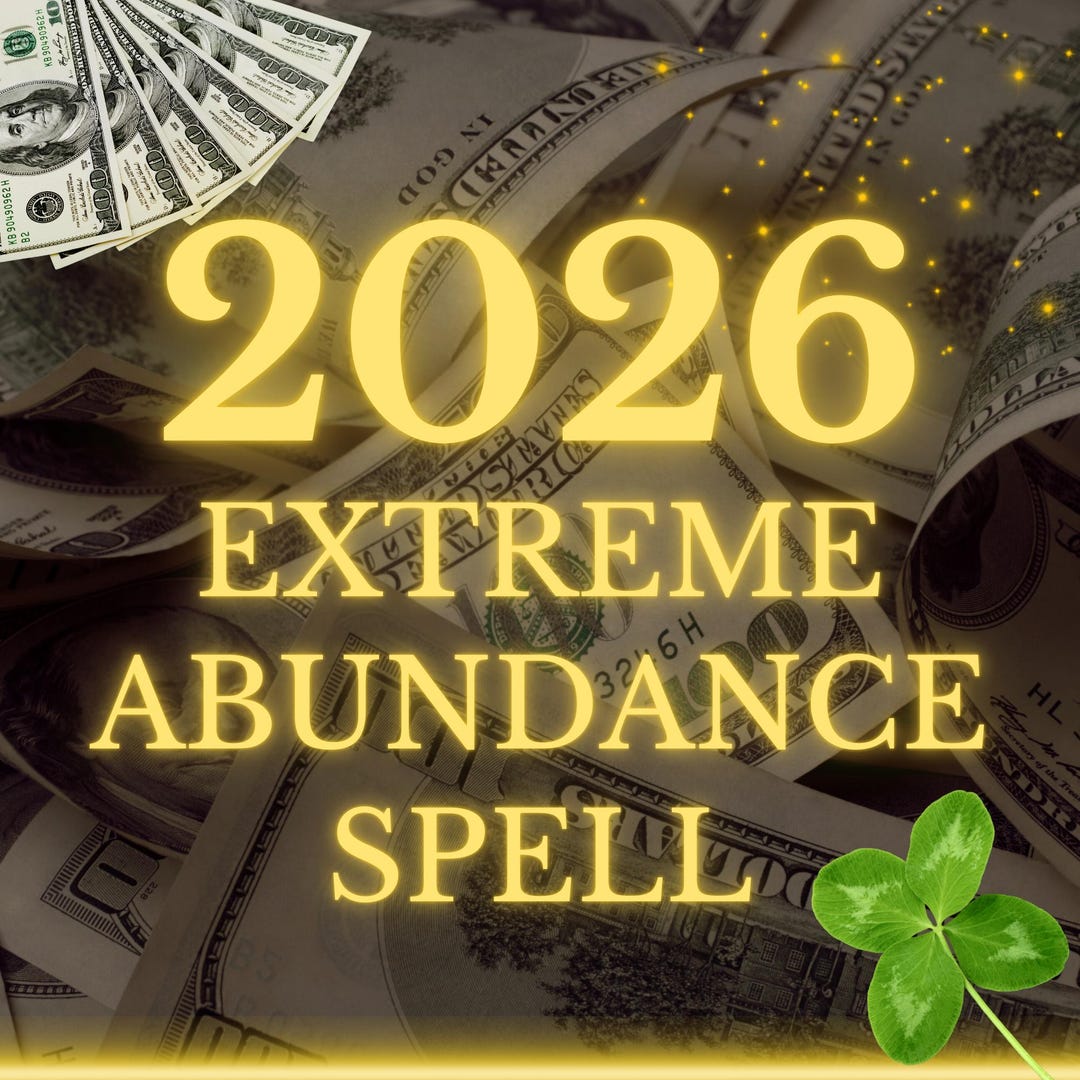 New Year Abundance 2026 Spell / 2026 Money Flow Spell / Personalised ...