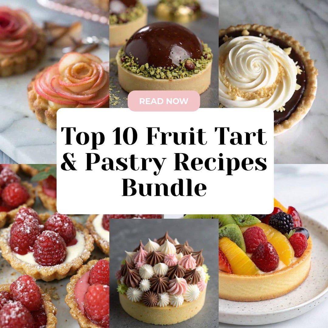 Gourmet Tart & Pastry Recipe Bundle: Fruit Pies, Hand Pies Galettes ...