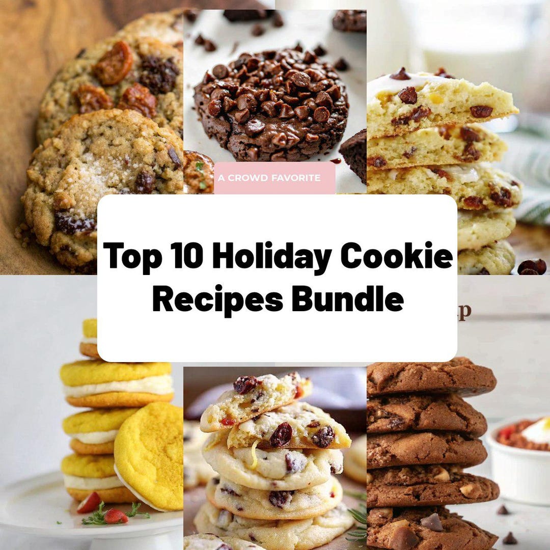 Holiday Cookie Recipe Collection – Baking Bundle (digital Download) - Etsy