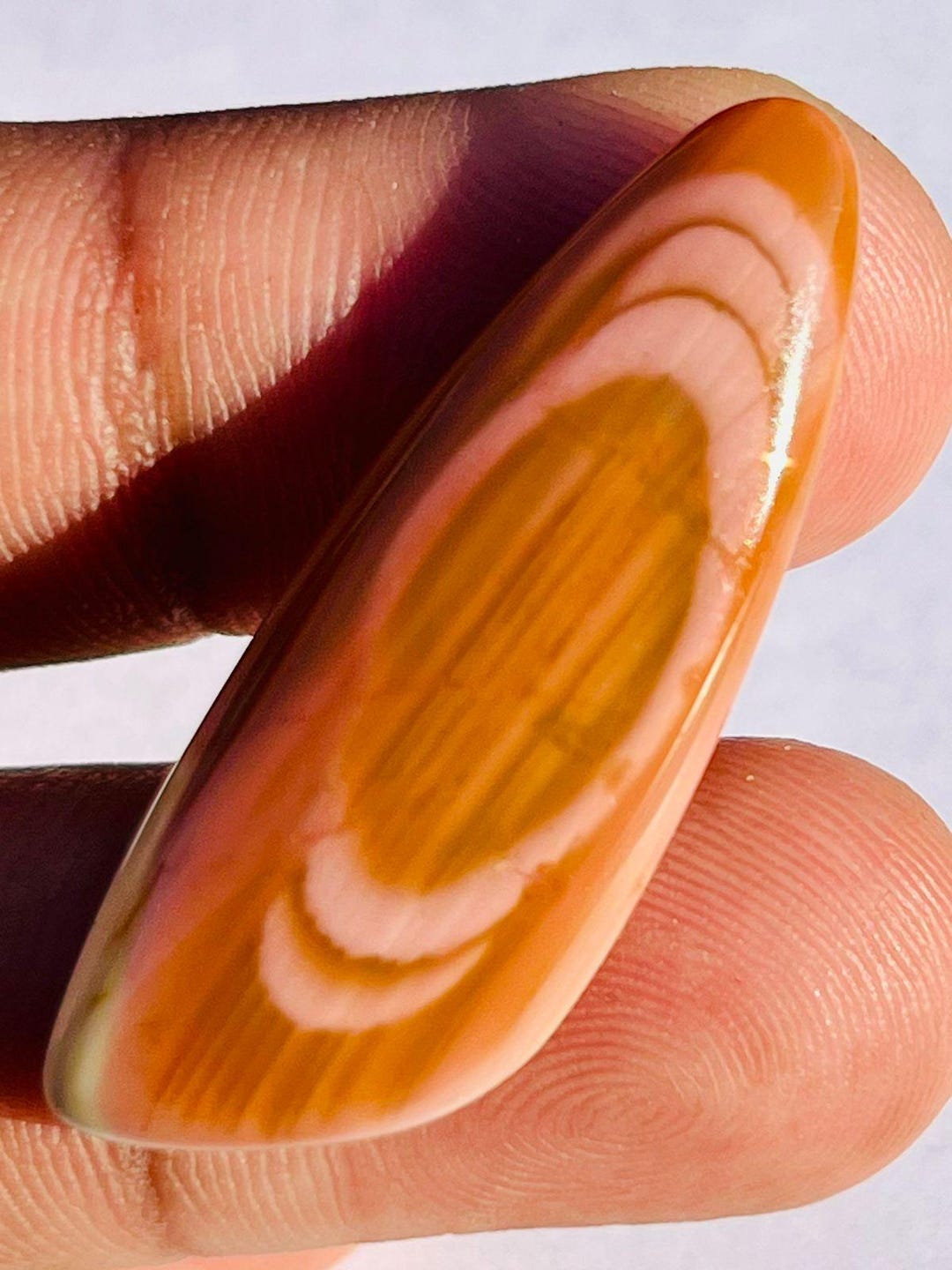 23 Carat Royal Imperial Jasper Fancy Shape - Cabochon - Mexico 40x15x5 ...
