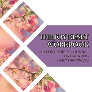 Joy Reset Workbook | 30-day Self-reflection Journal (digital Download ...
