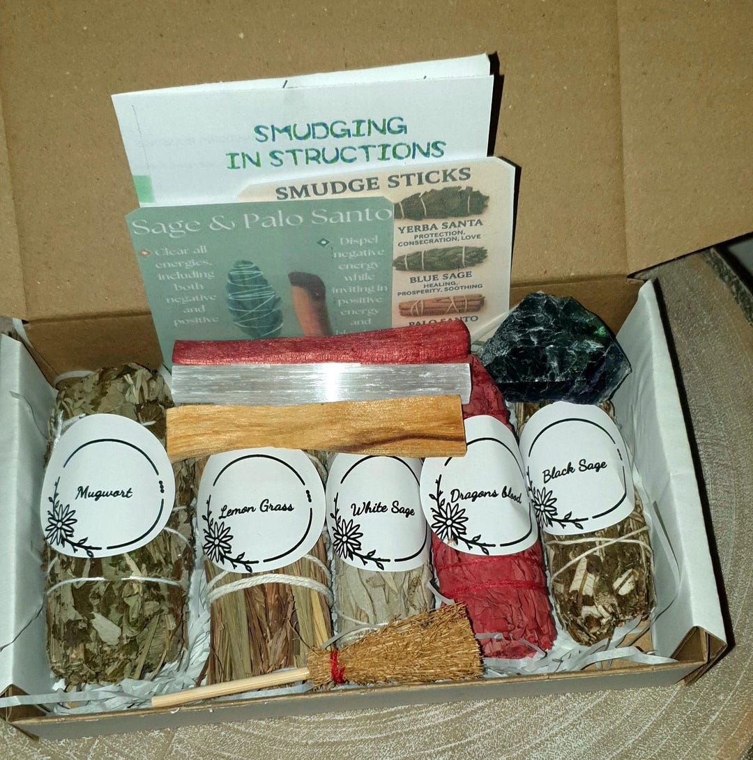 Ships to the Uk Only!!! Ultimate Smudging Bundle Kit 5 Types of ...