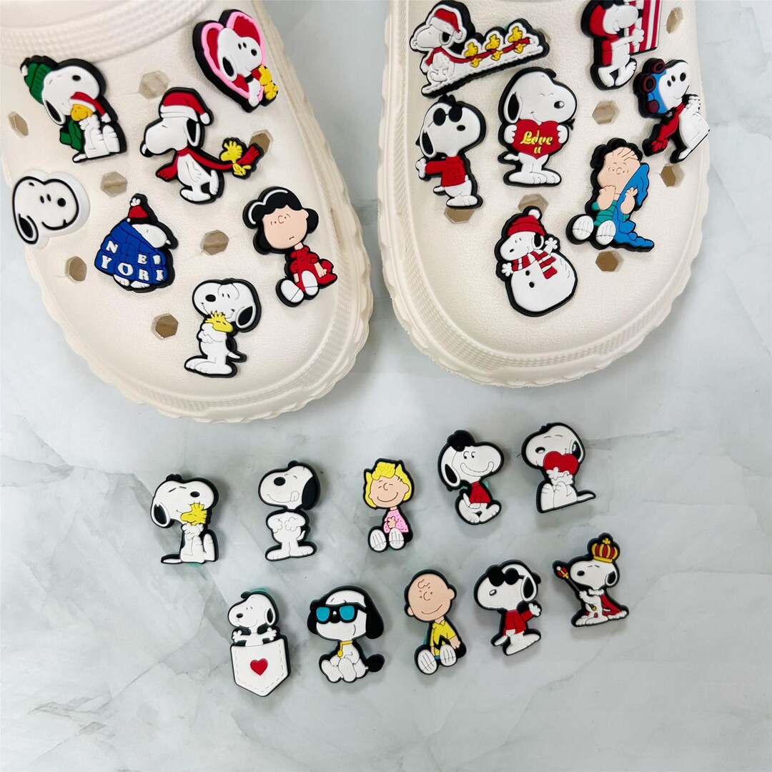 Snoopy Croc Charms Pack | Peanuts Shoe Charms for Crocs | Cute Snoopy ...