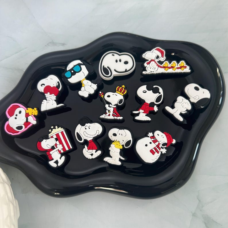 Snoopy Croc Charms Set | Peanuts Shoe Charms Pack | Snoopy & Woodstock ...