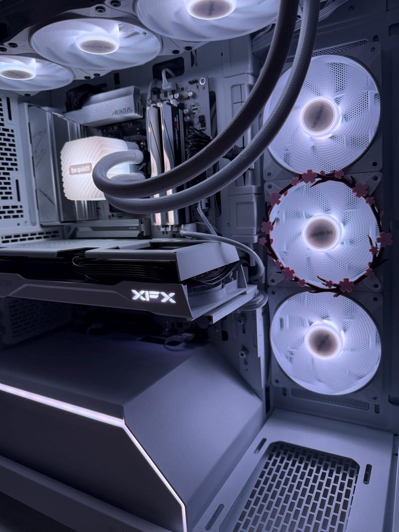 Sakura Branch PC Fan Grill | 120mm Custom Fan Cover | Cherry Blossom - Etsy