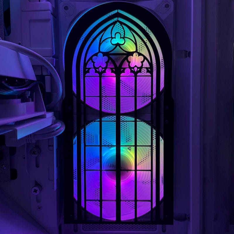 Cathedral pc fan cover - Etsy.de