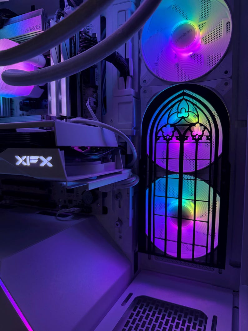 Gothic Cathedral Window PC Fan Cover | 120mm Fan Grill | 3D Printed ...