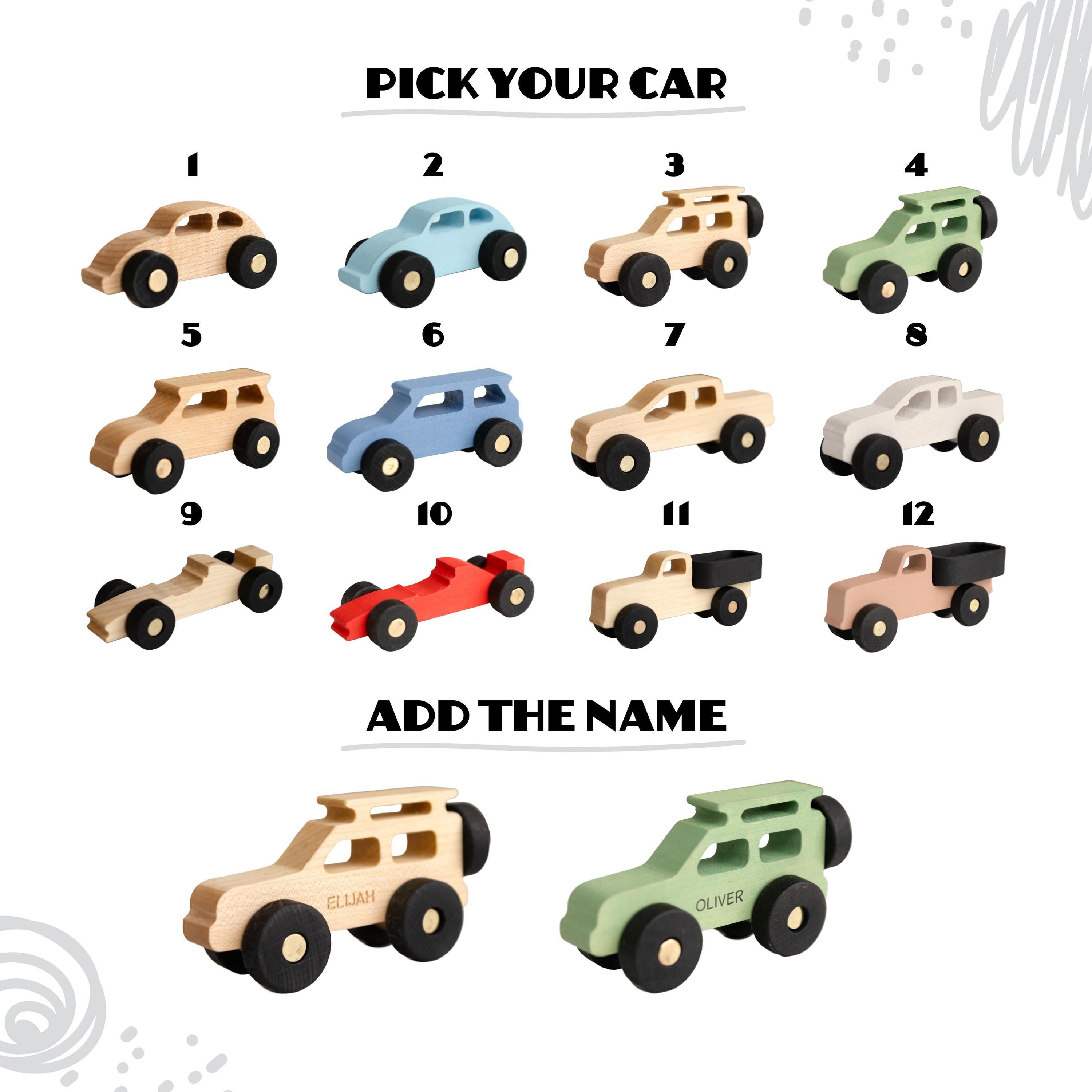 Custom Toy Cars With Names - Jeep Truck Beetle - Fast Birthday Boy Gift ...