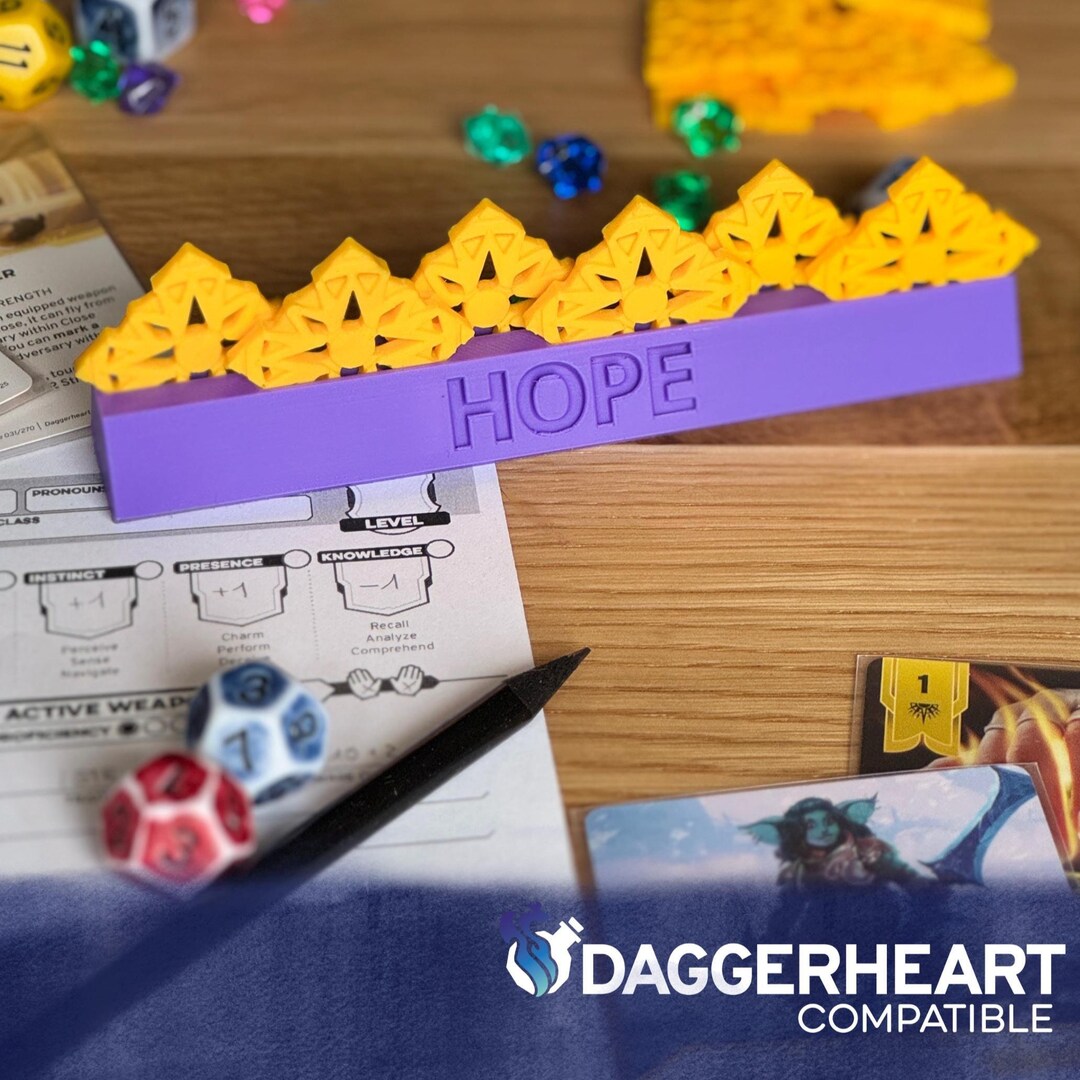 TTRPG Hope Resource Tracker (daggerheart Compatible Accessories ...
