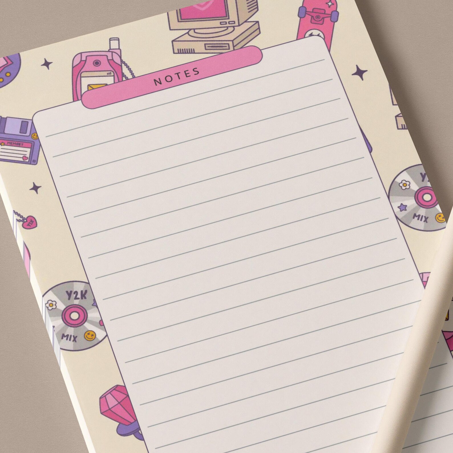 Y2K Mix Notes Notepad, Personalized Notepads, Personalized Gift - Etsy