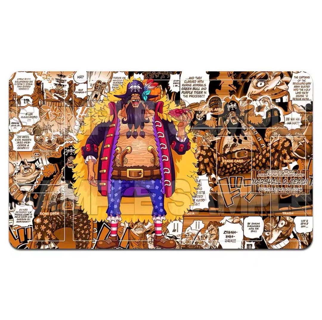 One Piece TCG Custom Blackbeard Playmat - Etsy
