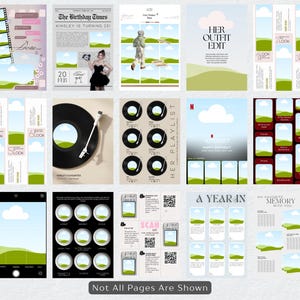 Aesthetic Birthday Magazine Template | Vogue-inspired Gift | 50 Pages ...