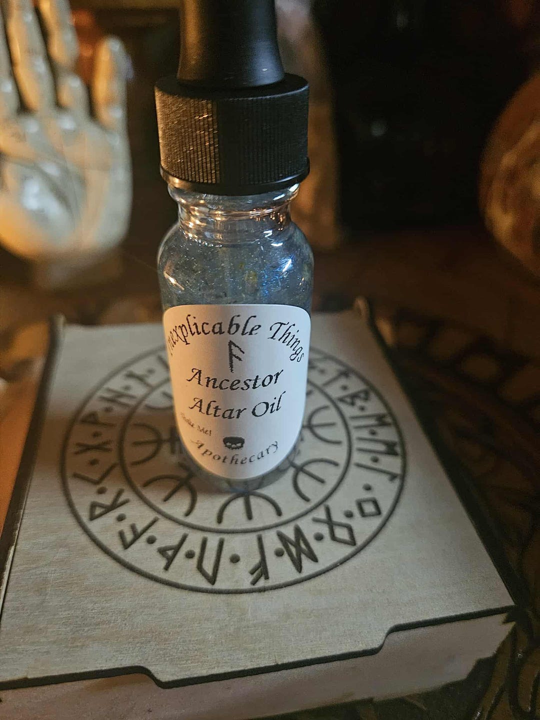 Ancestor Altar Oil – Spirit Work, Anointing, Ancestral Connection - Etsy