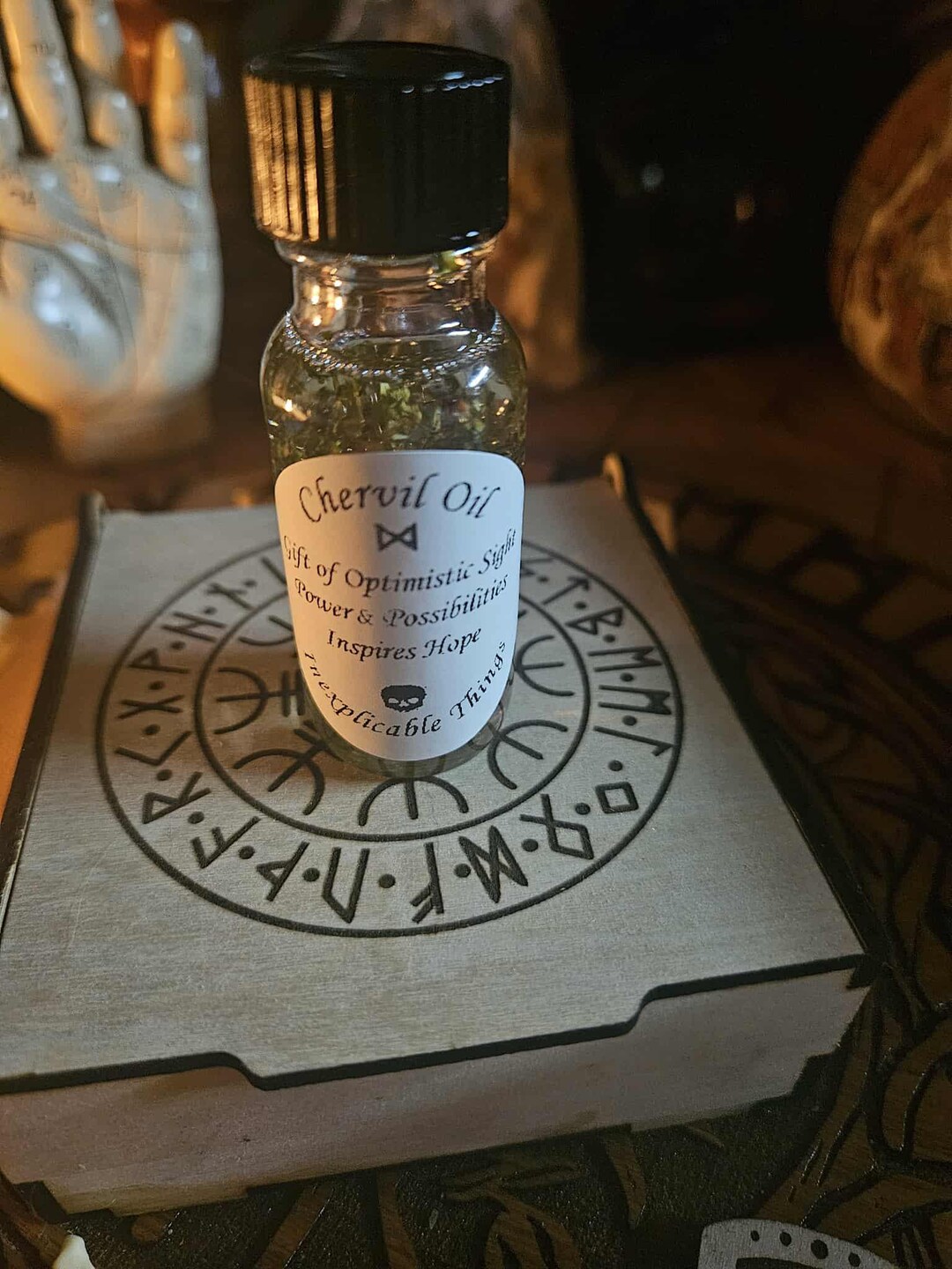 Chervil Ritual Oil – Sacred Herb of Inspiration & Hope • “leaves of Joy ...
