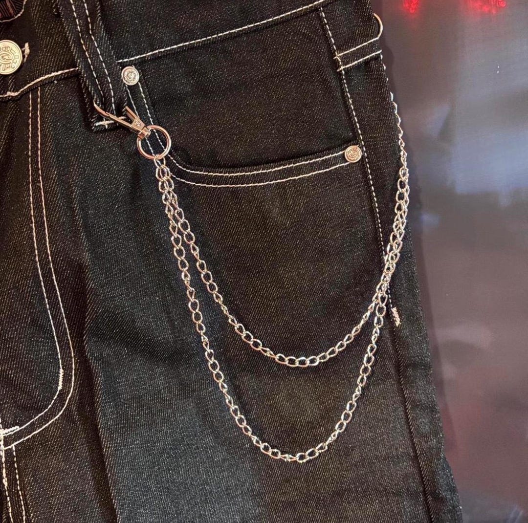 Y2K Wallet Chain Pant Chain Pocket Chain Biker Skater Performative ...