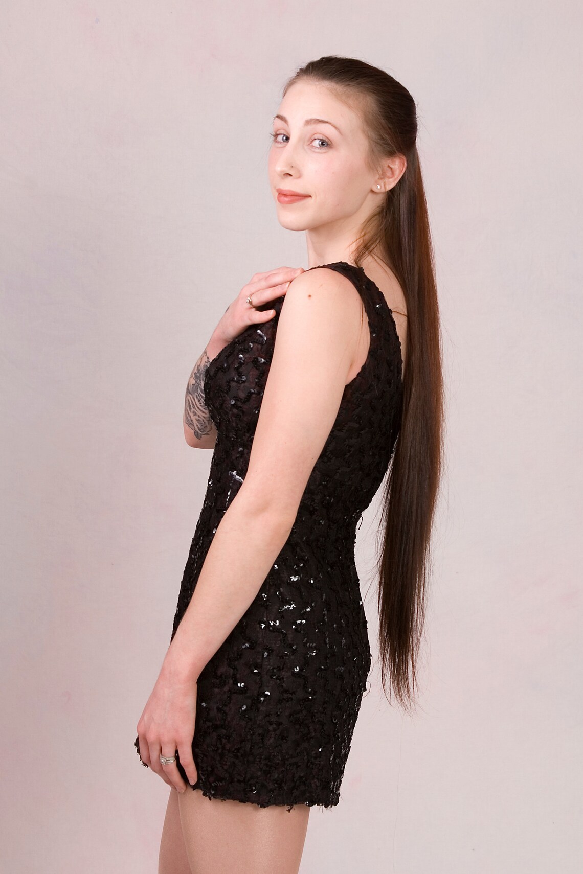 Vintage 1960's Black Sequin Mod Tank Mini Dress Size Small - Etsy
