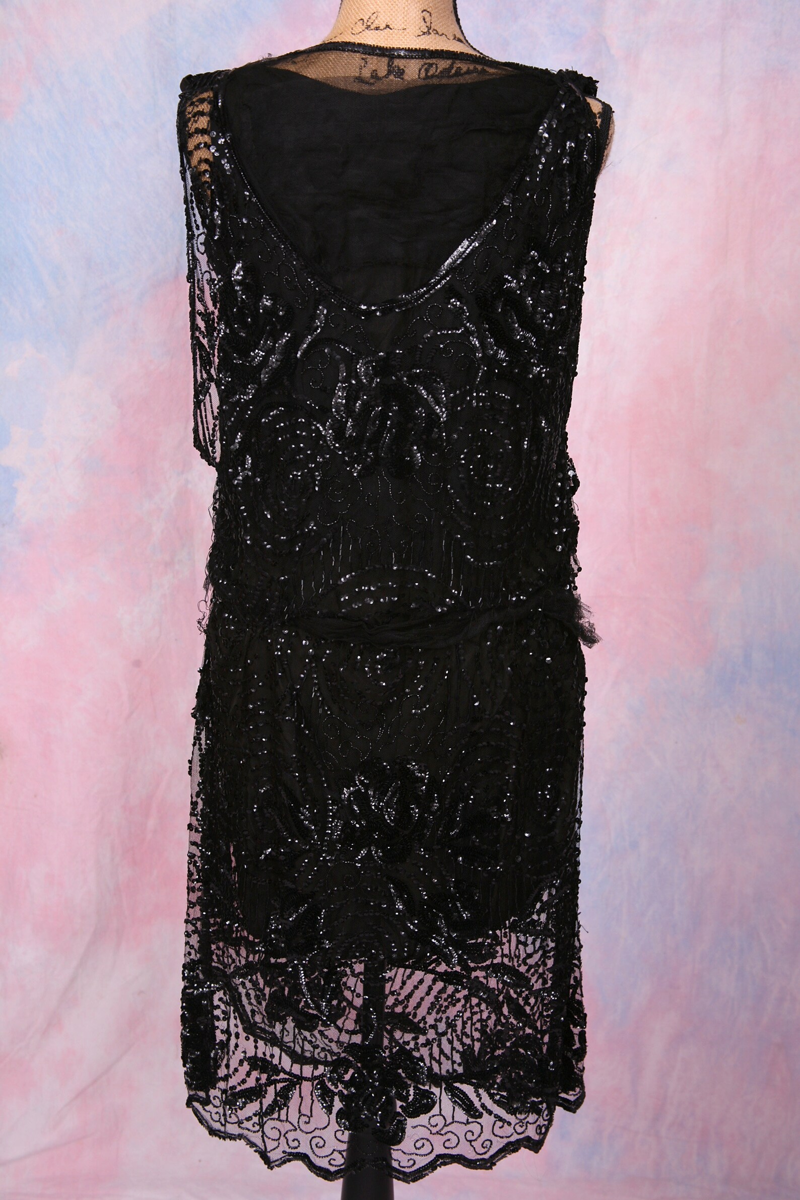 Vintage Authentic 1920's Beaded Flapper Drop Waist Dress Size Small - Etsy