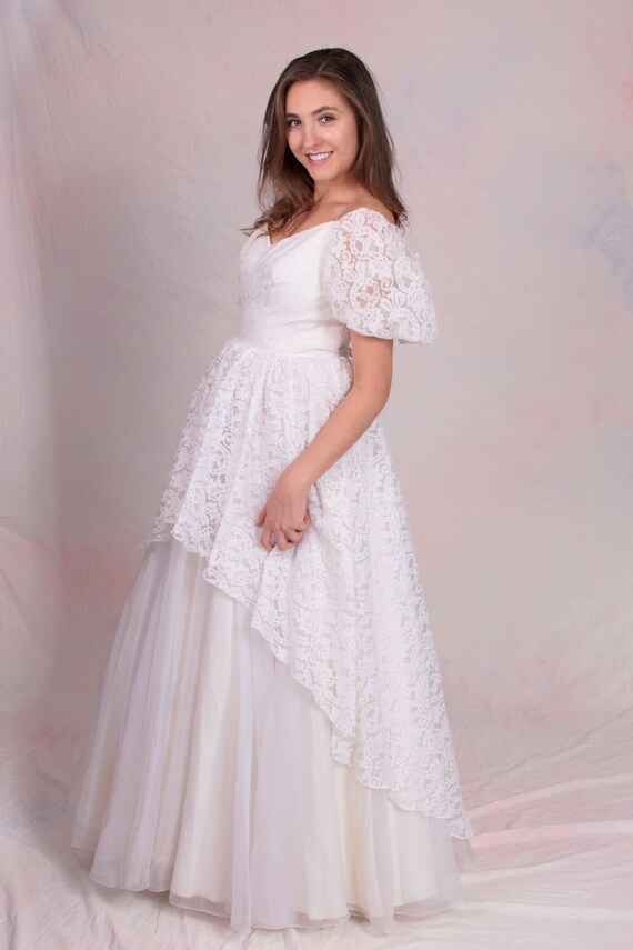 Vintage 1960's One Shoulder Sweetheart Neckline Princ… - Gem