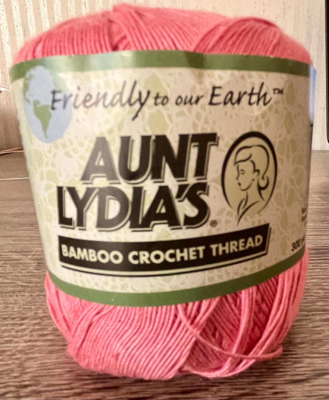 New Aunt Lydia’s Size 10 Bamboo Crochet Thread, Pink, Discontinued ...