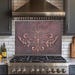 Hand-hammered Scottish Thistle Wall Mural Tile, Floral Backsplash Tiles ...