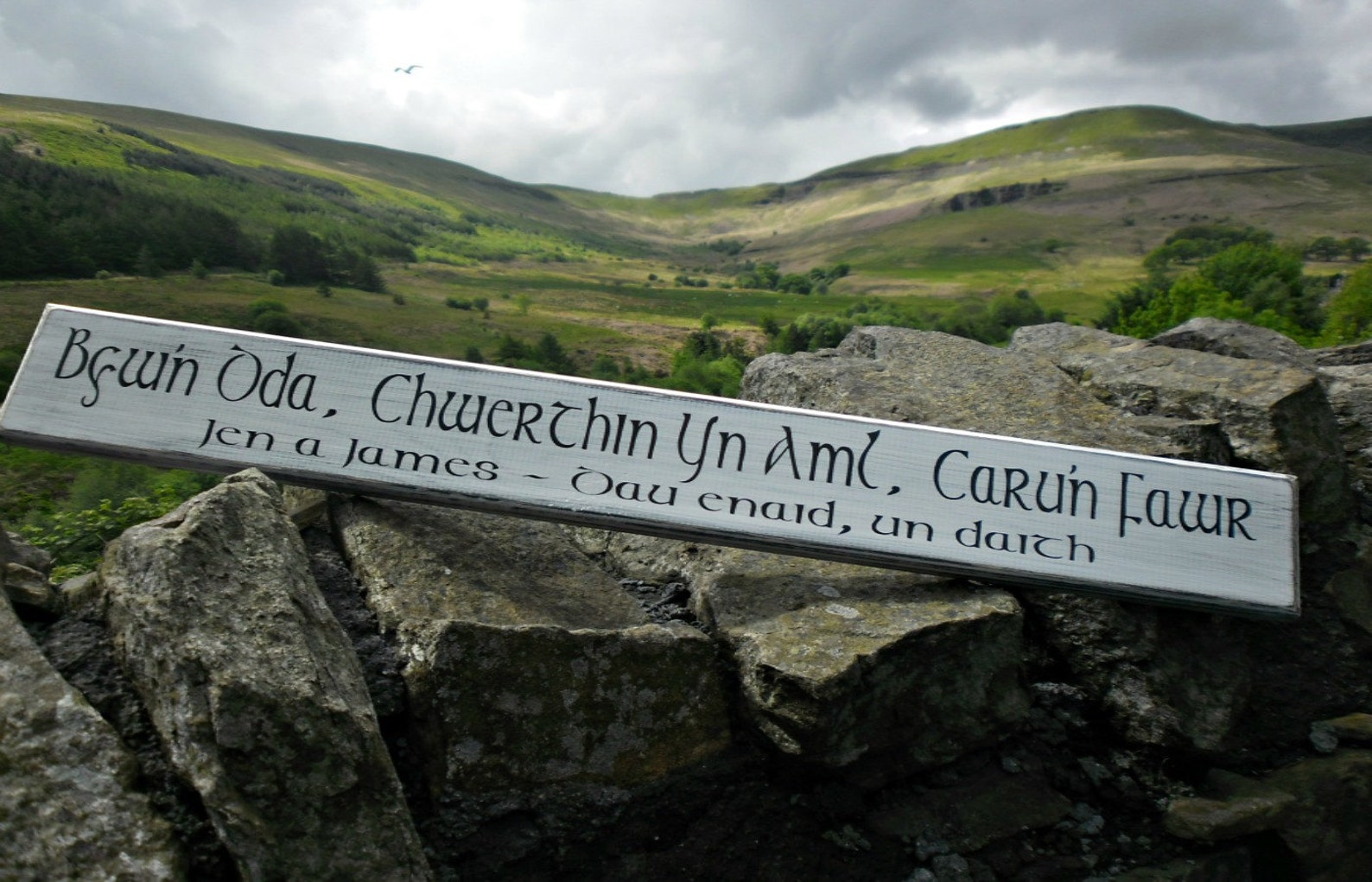 Welsh Wedding Sign Personalised Rustic Vintage Shabby Chic - Etsy UK