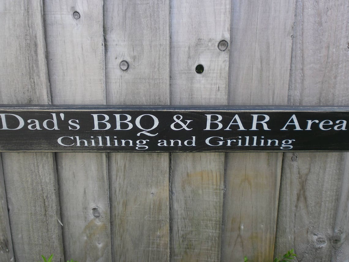 Personalised Barbecue Barbeque BBQ Bar Sign Bespoke Custom and - Etsy