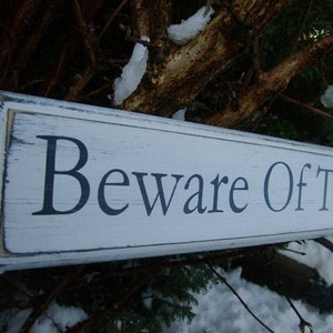 Large Chickens Sign Handmade Beware of the Chickens - Etsy