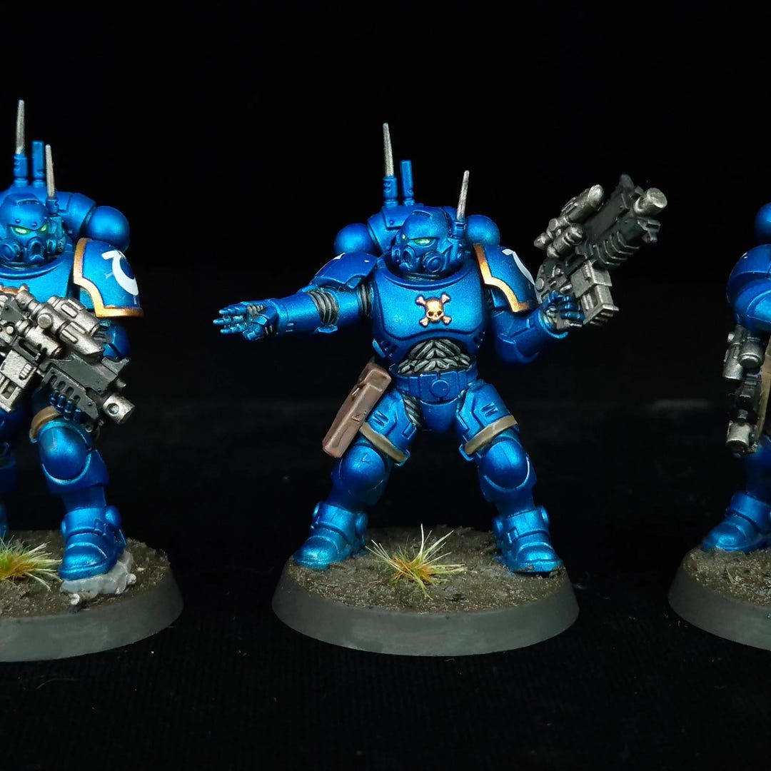 Infiltrators Squad | Painted Ultramarines Recon Infantry | Warhammer ...