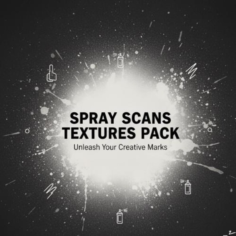 Spray Scans Texture Pack | High-resolution Spray Paint & Grain Textures ...