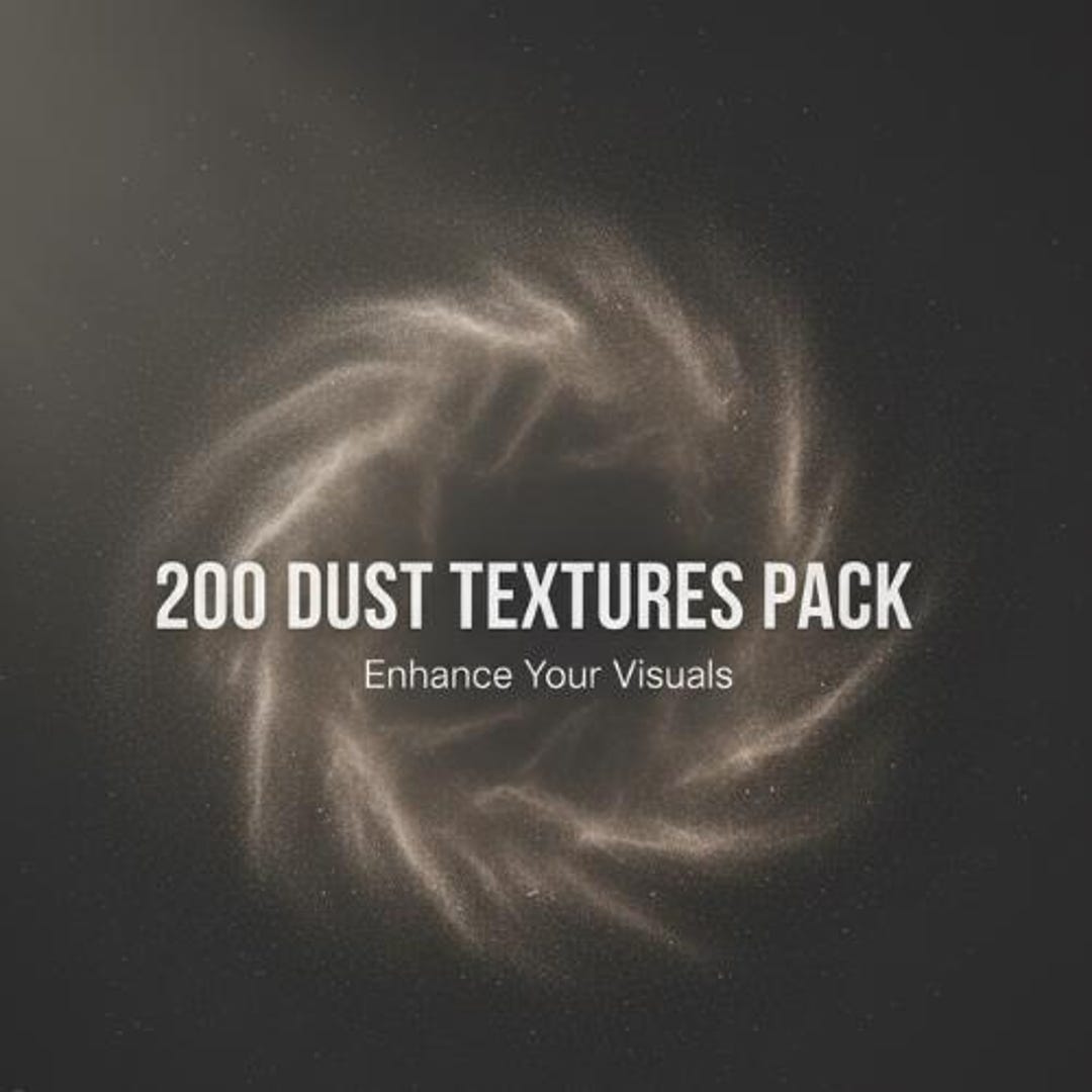 200 Dust Textures Pack | Overlay Backgrounds for Photo & Video Editing ...