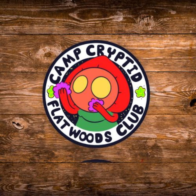 Camp Cryptid Flatwoods Monster Sticker - Etsy