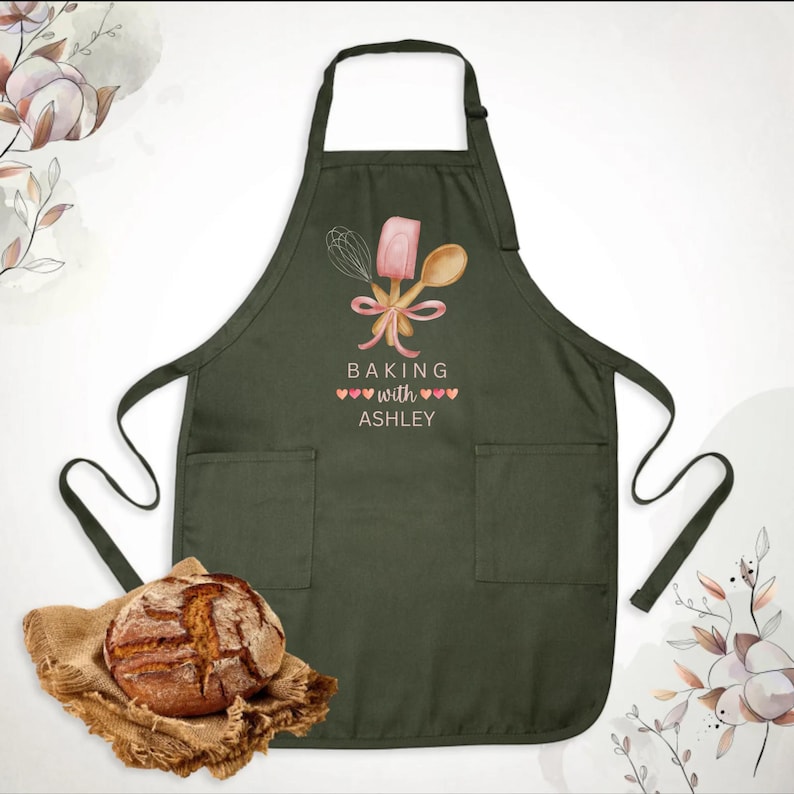 Personalized Baking Apron, Custom Chef Gift - Etsy