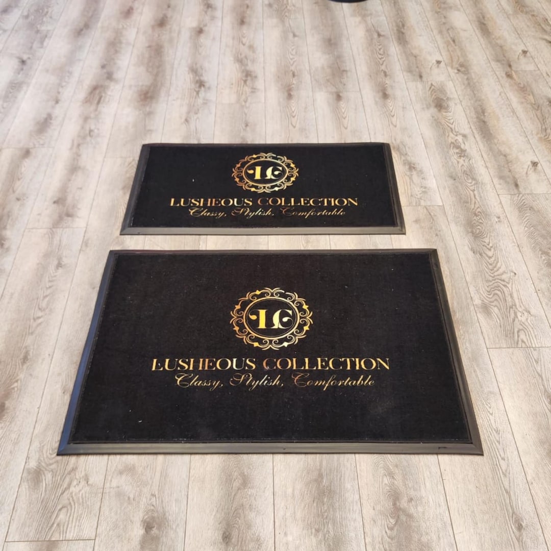 Custom Digital Print Logo Mat – Branded Business Entrance Rug - Etsy