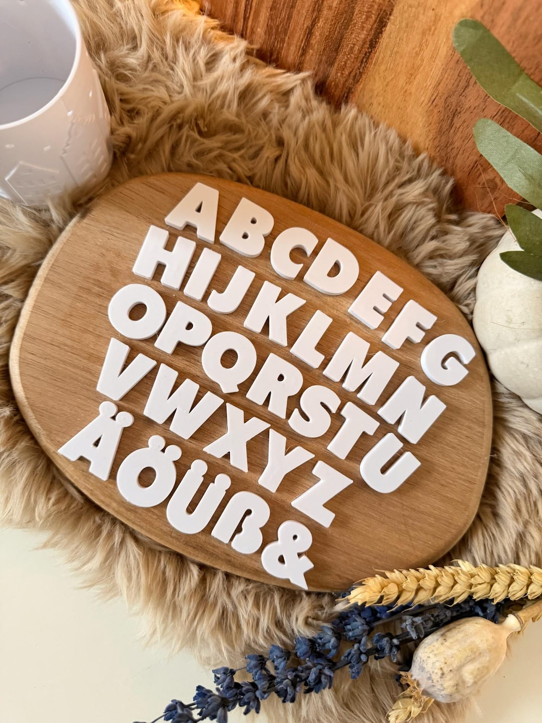 3D Printed Alphabet Letters STL 3MF | Modern Decorative Letters ...
