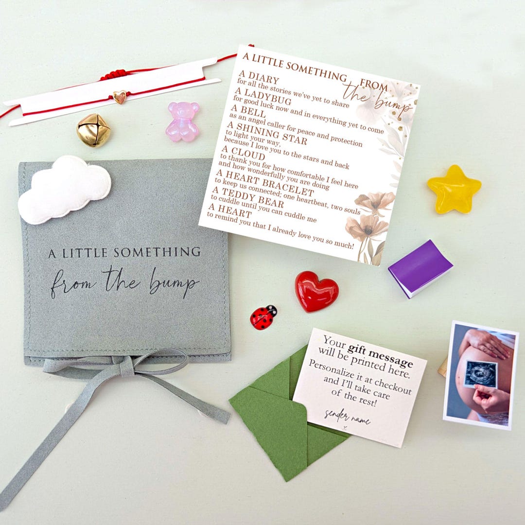 From the Bump Gift Set, Ultrasound Photo, Pregnancy Keepsake - Etsy