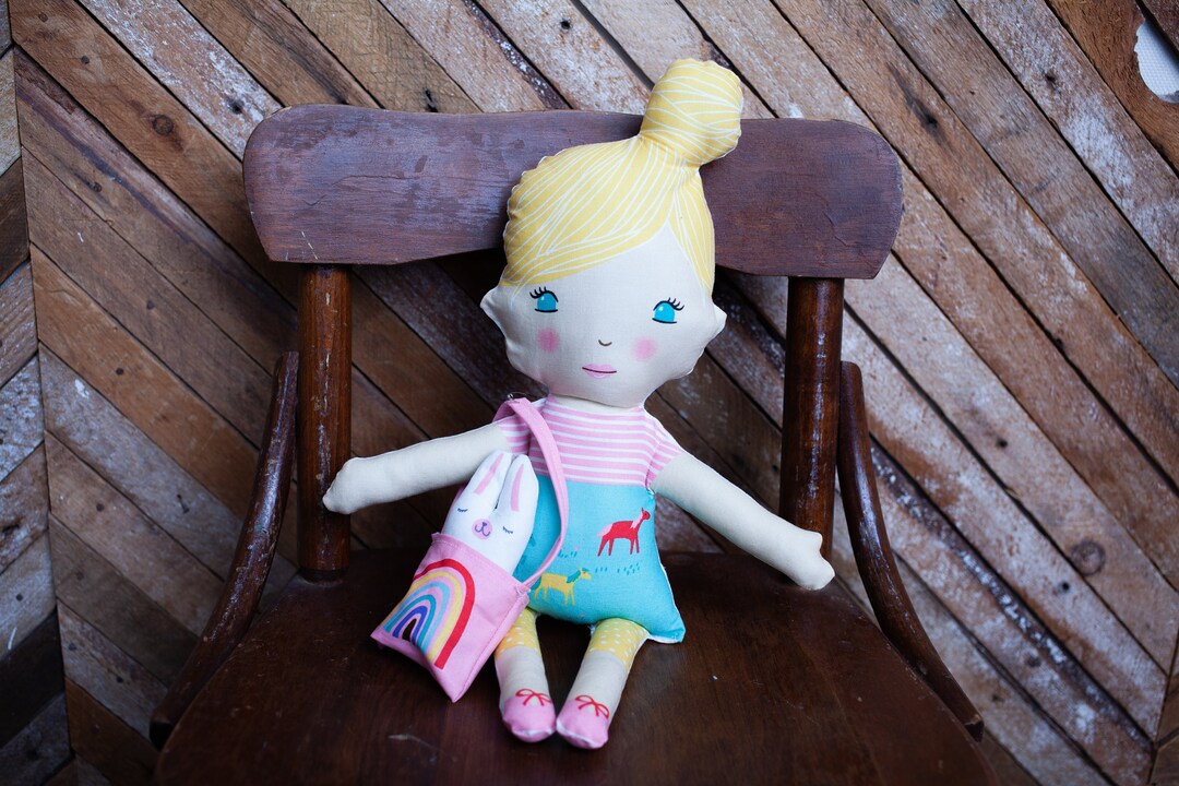 Best Friends Doll PLUSH Sewn Toy Fabric Handmade RTS - Etsy