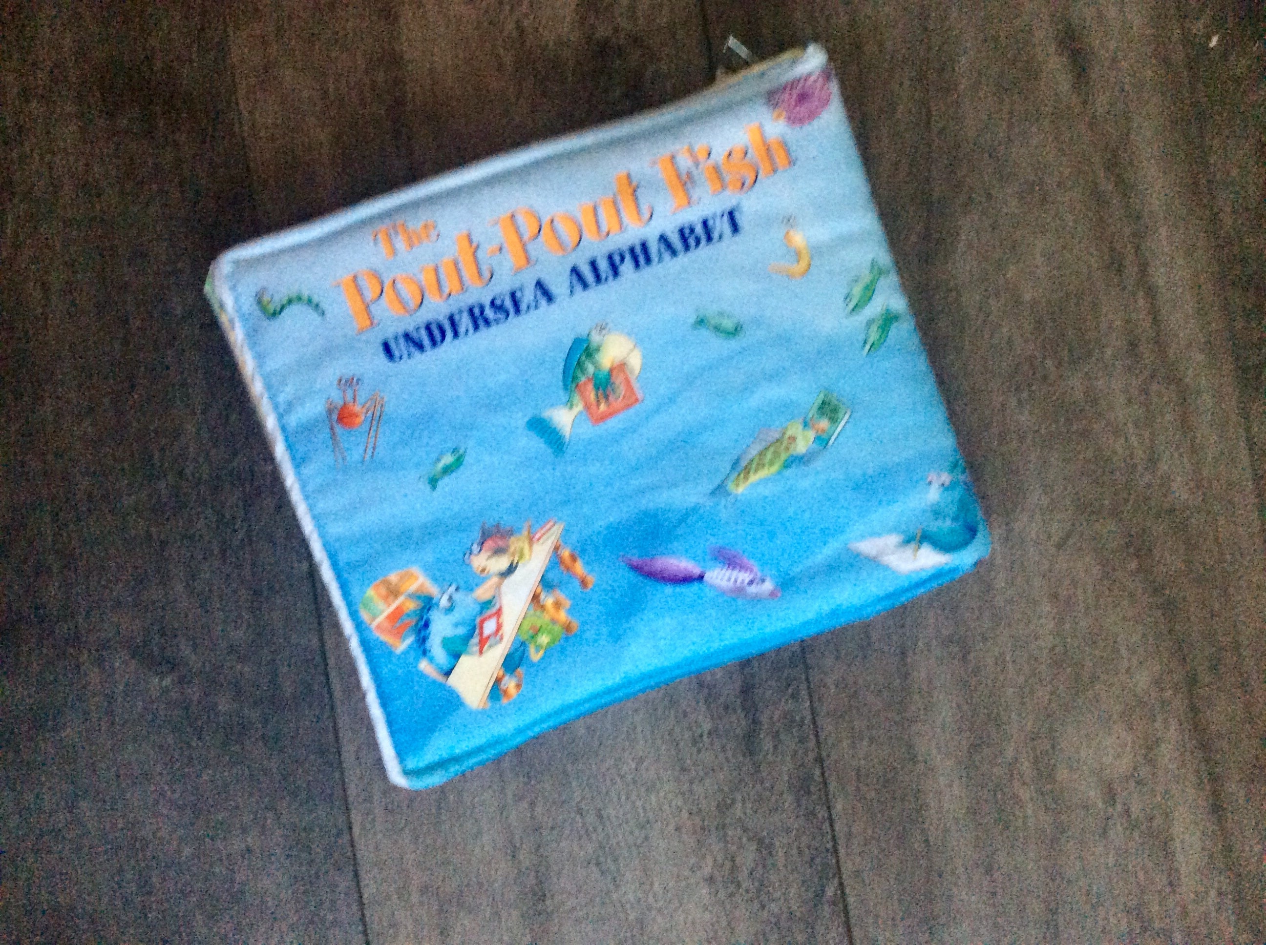 Pout Pout Fish Alphabet SOFT Book Fabric Handmade RTS - Etsy