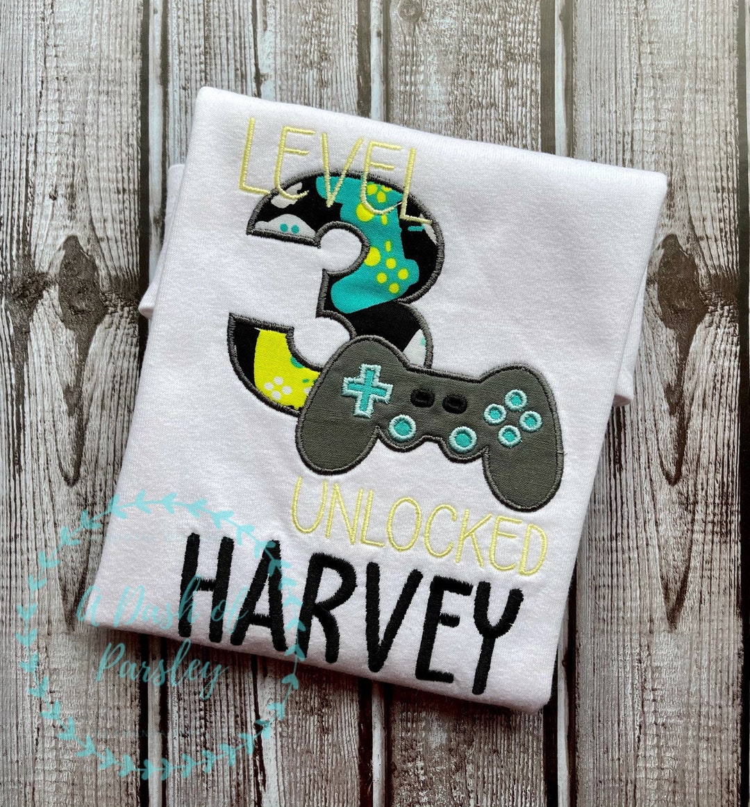 Video Game Birthday Shirt, Gamer Birthday Shirt, Gaming Themed Birthday ...