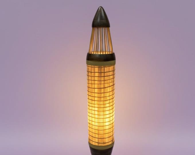 Midcentury Rocket Smart Lamp - Etsy