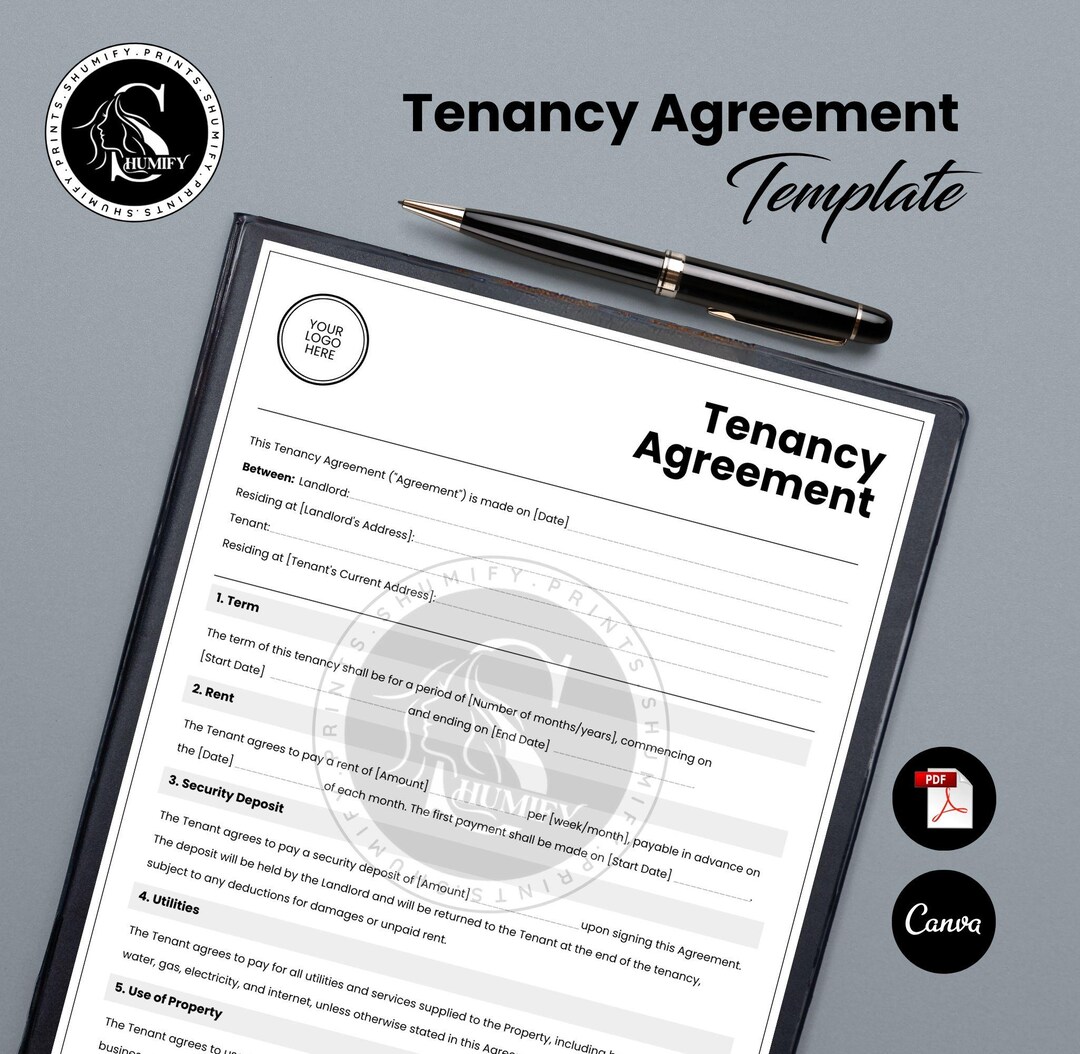 Editable Tenancy Agreement Template 2026 | Printable Rental Contract ...