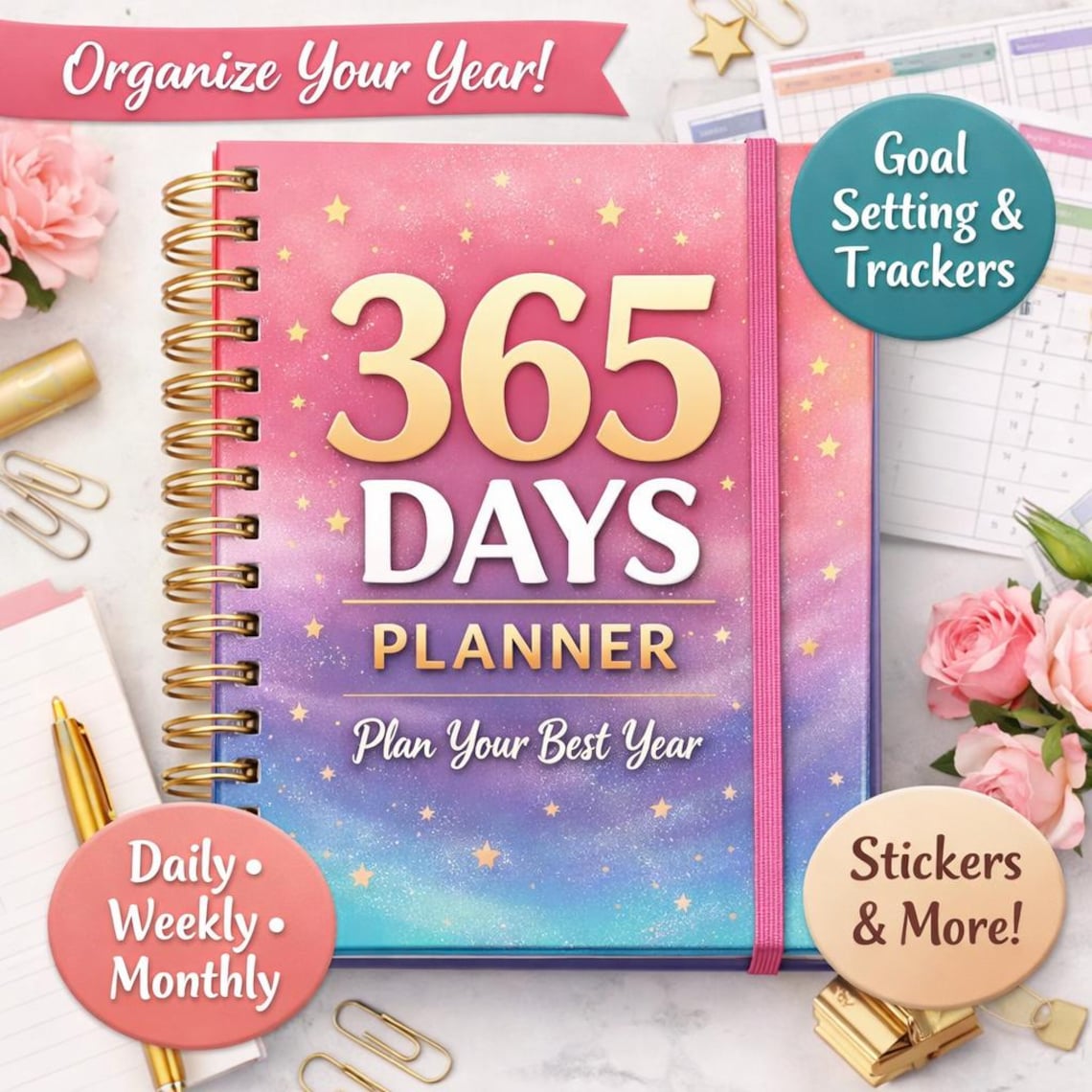 Onenote Planner 2025–2026 | Professional Onenote Template | Hyperlinked ...