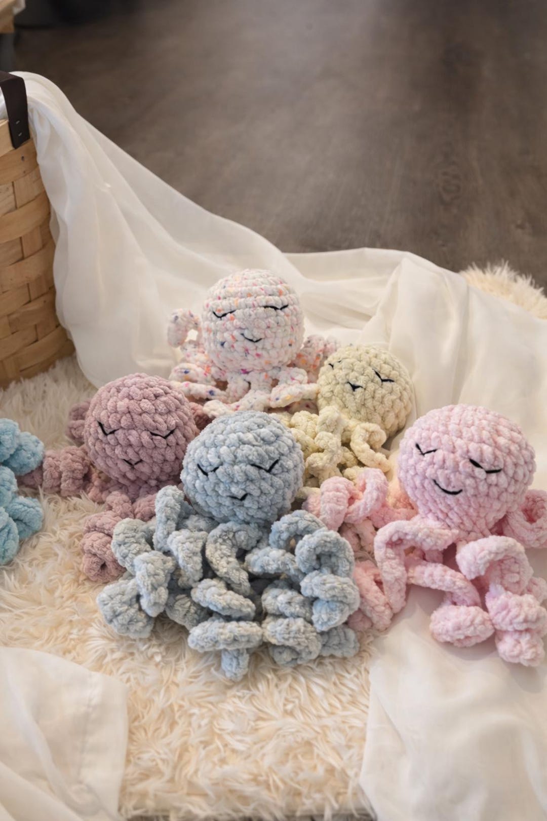 Crochet Octopus Comfort Toy for NICU & Preemie Babies – Soft Handmade ...