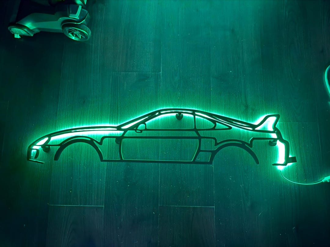 Toyota Supra MK4 JDM Rgb LED Neon Backlit Wall Art - Etsy