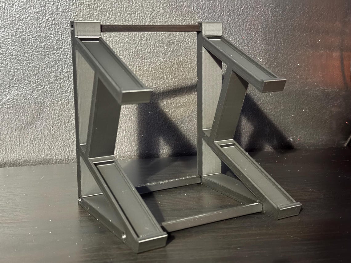 2 Car 1/24 Nascar PLA 3D Printed Tilted Display Stand. No Cars Included ...