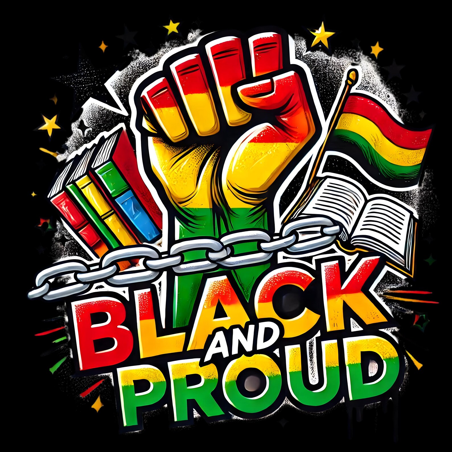 Black Excellence Power PNG | Afrocentric Freedom Design | Juneteenth ...